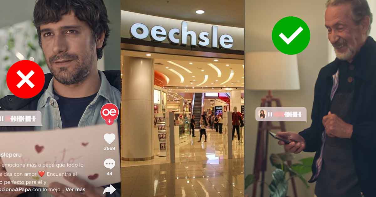 Oechsle reemplaza al actor Sebastián Rubio con nueva campaña enfocada ...