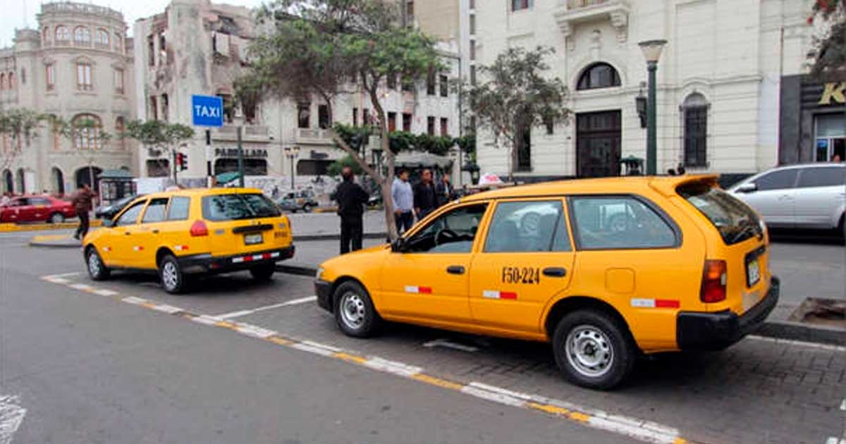 Taxis independientes que circulen en Lima y Callao serán de color amarillo