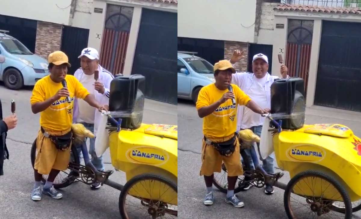 Viral: Heladero la rompe cantando cumbia y clientes no saben si pedir ...