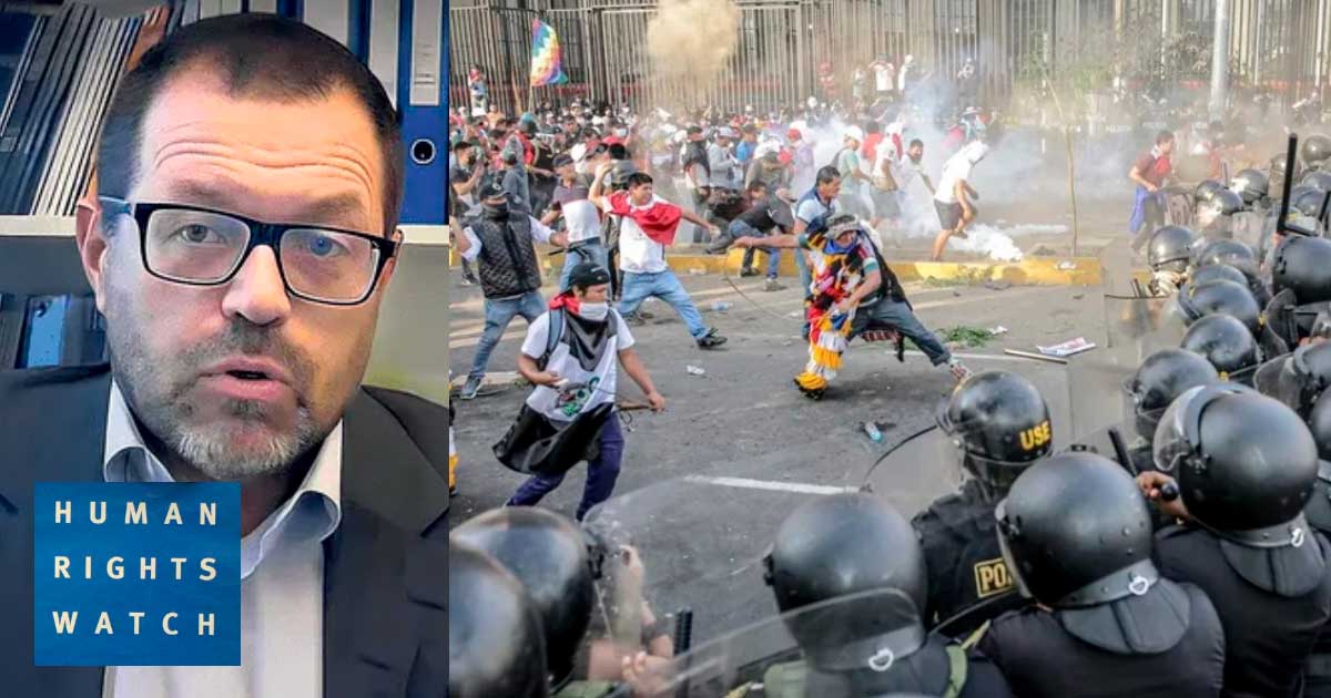 Human Rights Watch: “La mayoría de las manifestaciones en el Perú ...