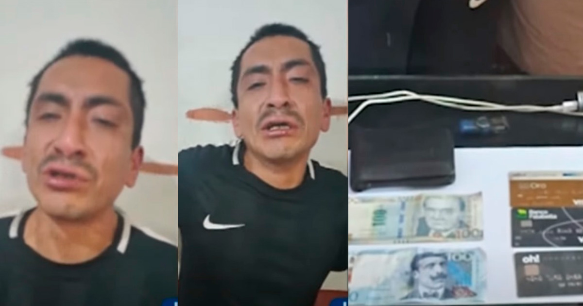 Delincuente rompe en llanto tras ser capturado: “solo me busco la vida ...