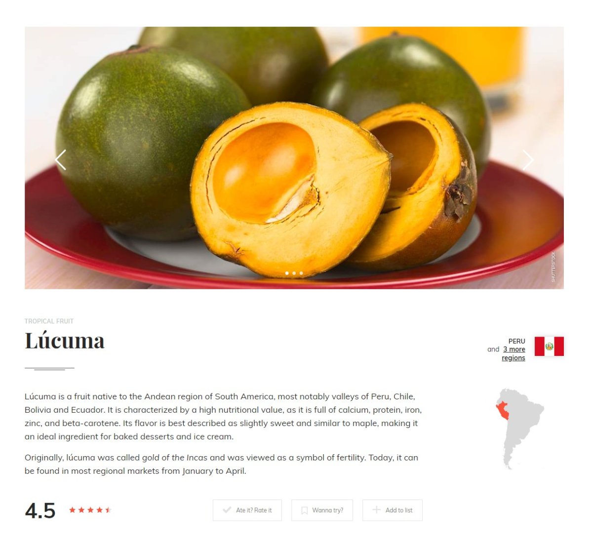 Según Taste Atlas, la lúcuma peruana es una de las mejores frutas del mundo