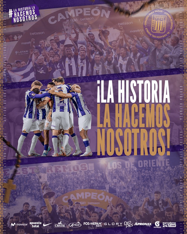 Alianza Lima publicó imponente póster previo a la final y le dejó su ...