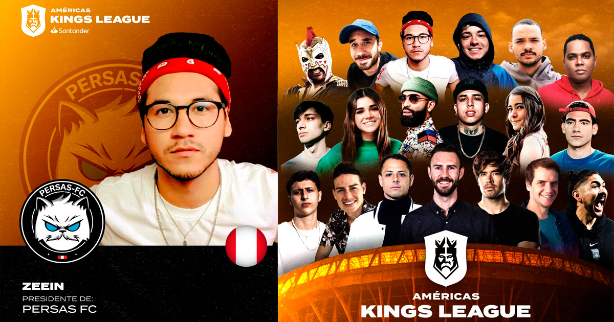 Streamer Elzeein representará a Perú en el Kings League Américas con su ...