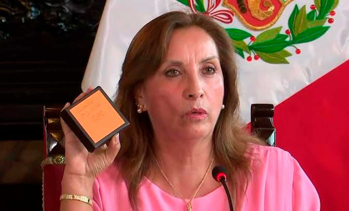 Dina Boluarte sobre el uso de sus joyas: “¿saben qué marca son? Unique”